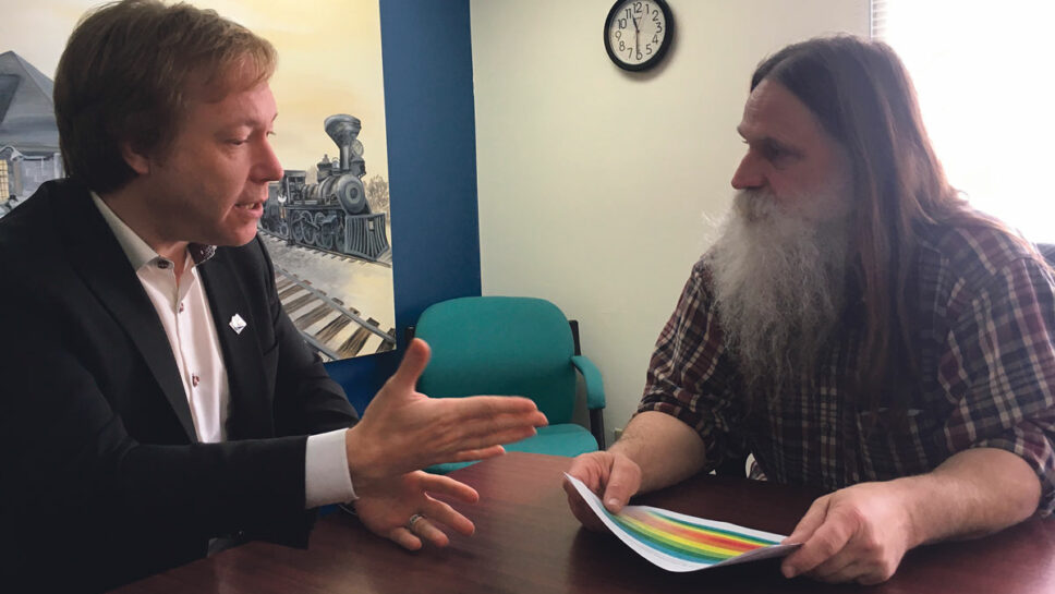 Youri Chassin à la rencontre des itinérants | Journal Le Nord