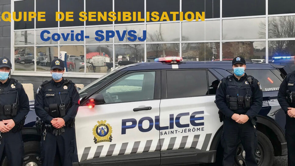 Le Service de police de Saint-Jérôme présente son équipe COVID ...