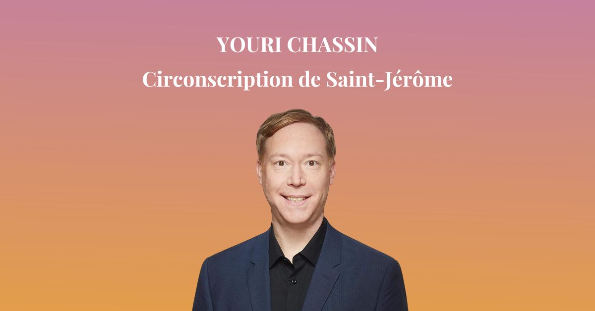 Saint-Jérôme – Youri Chassin (CAQ) élu | Journal Le Nord