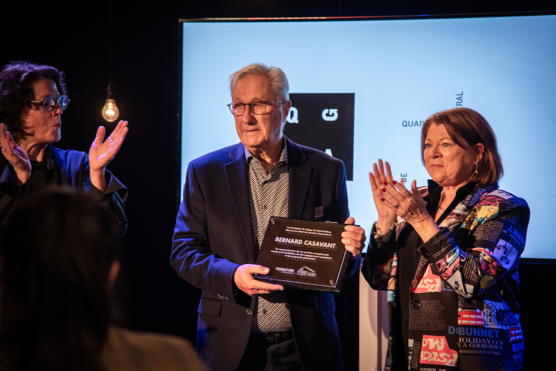 Bernard Casavant nommé membre honoraire de la Fondation du Cégep de ...